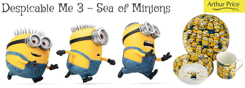Despicable Me 3 Childrens Tableware Sea of Minions online at eCookshop ...